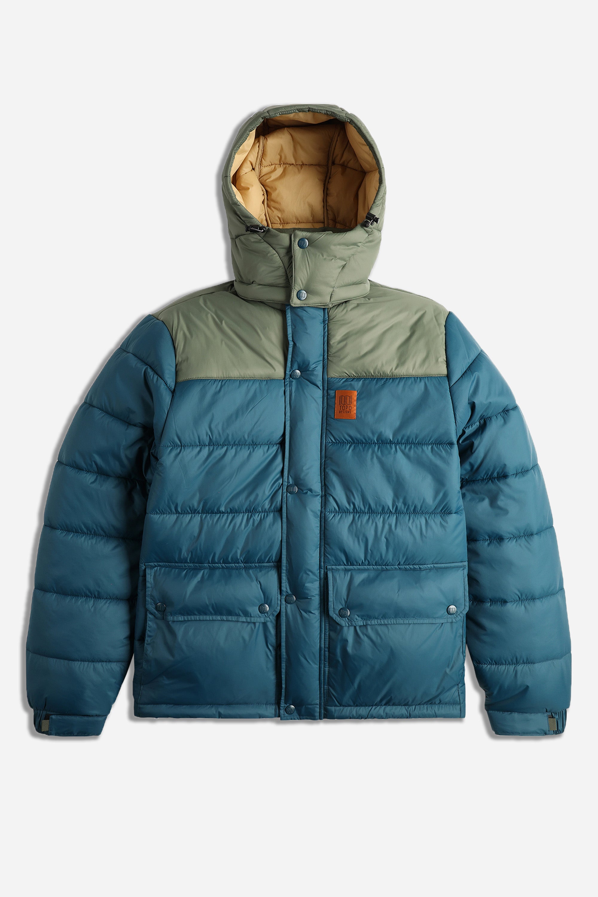 Retro Ridge Puffer Jacket M Pond Blue/Beetle – Topo Designs